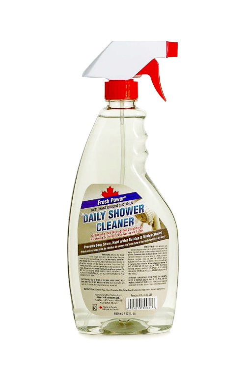 Fresh Power,Daily Shower Cleaner,650 ml,kosher,clear Bottle,shower ...